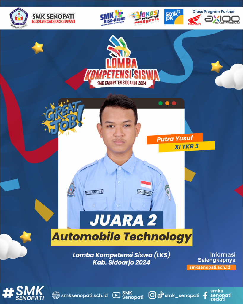SMK SENOPATI BERHASIL MERAIH GELAR PADA LKS (Lomba Kompetensi Siswa ...